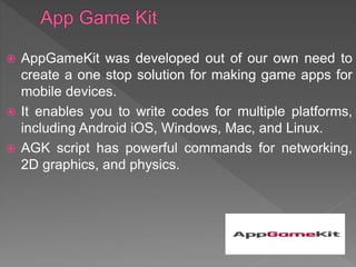 PRESENTATION ON Game Engine | PPTX
