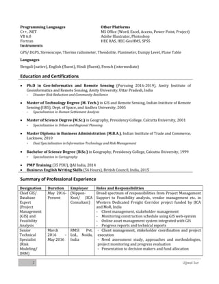 CV_UJJWAL SUR_July16 | PDF