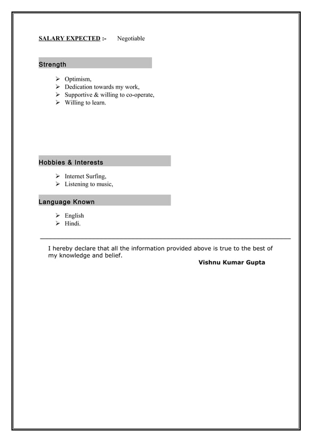 vishnu resume (1) | PDF