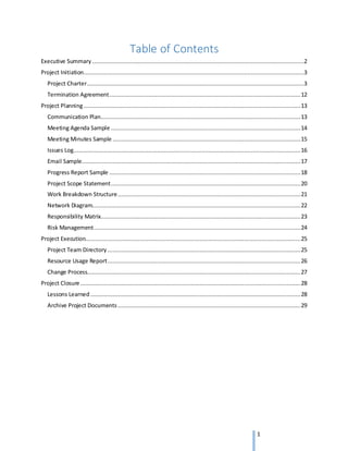 Project Management Plan | PDF
