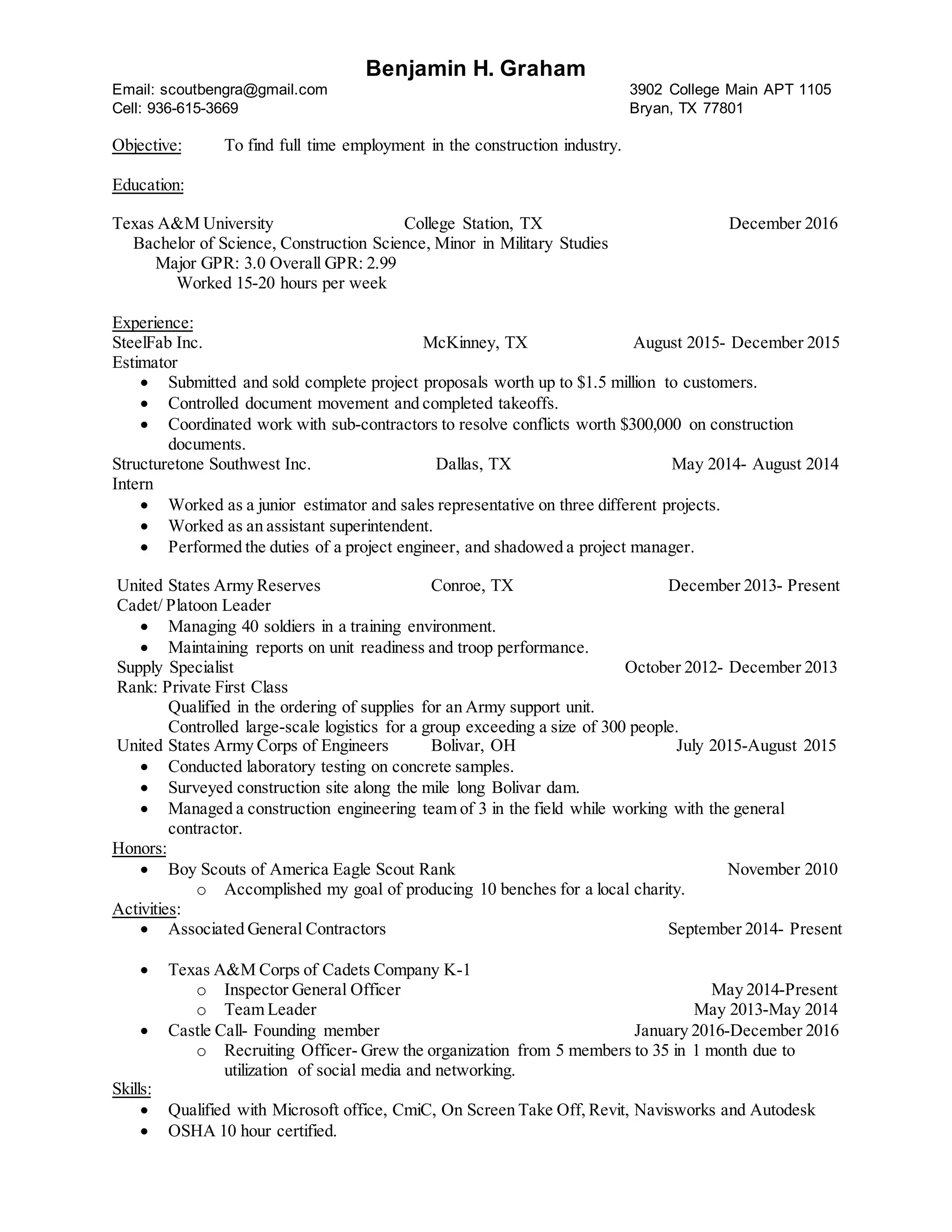 Graham.Benjamin Resume | DOCX
