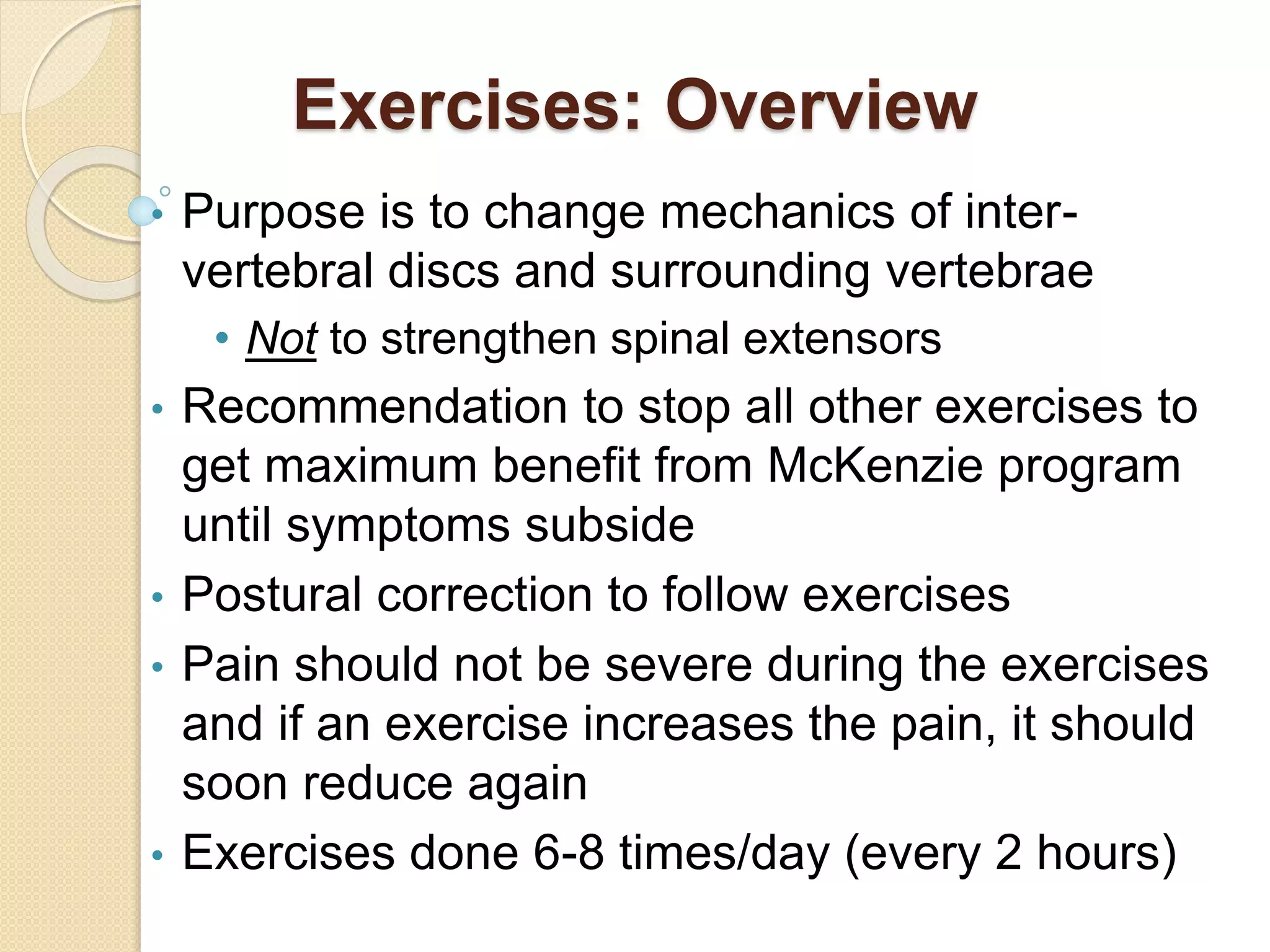 An Introduction to the McKenzie Method | PPTX