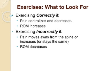 An Introduction to the McKenzie Method | PPTX