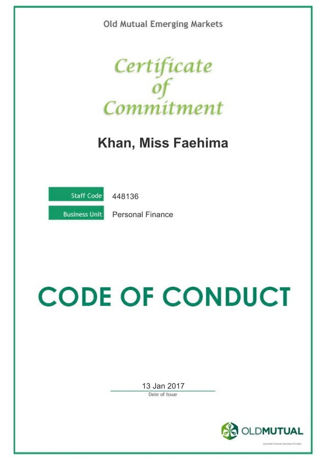 Code of conduct | PDF