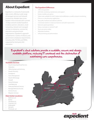 Info sheet-Cloud | PDF | Cloud Computing | Internet