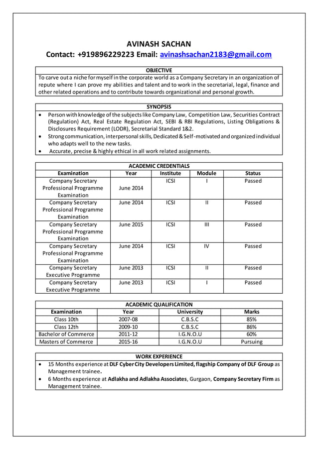 Resume_Avinash | DOCX