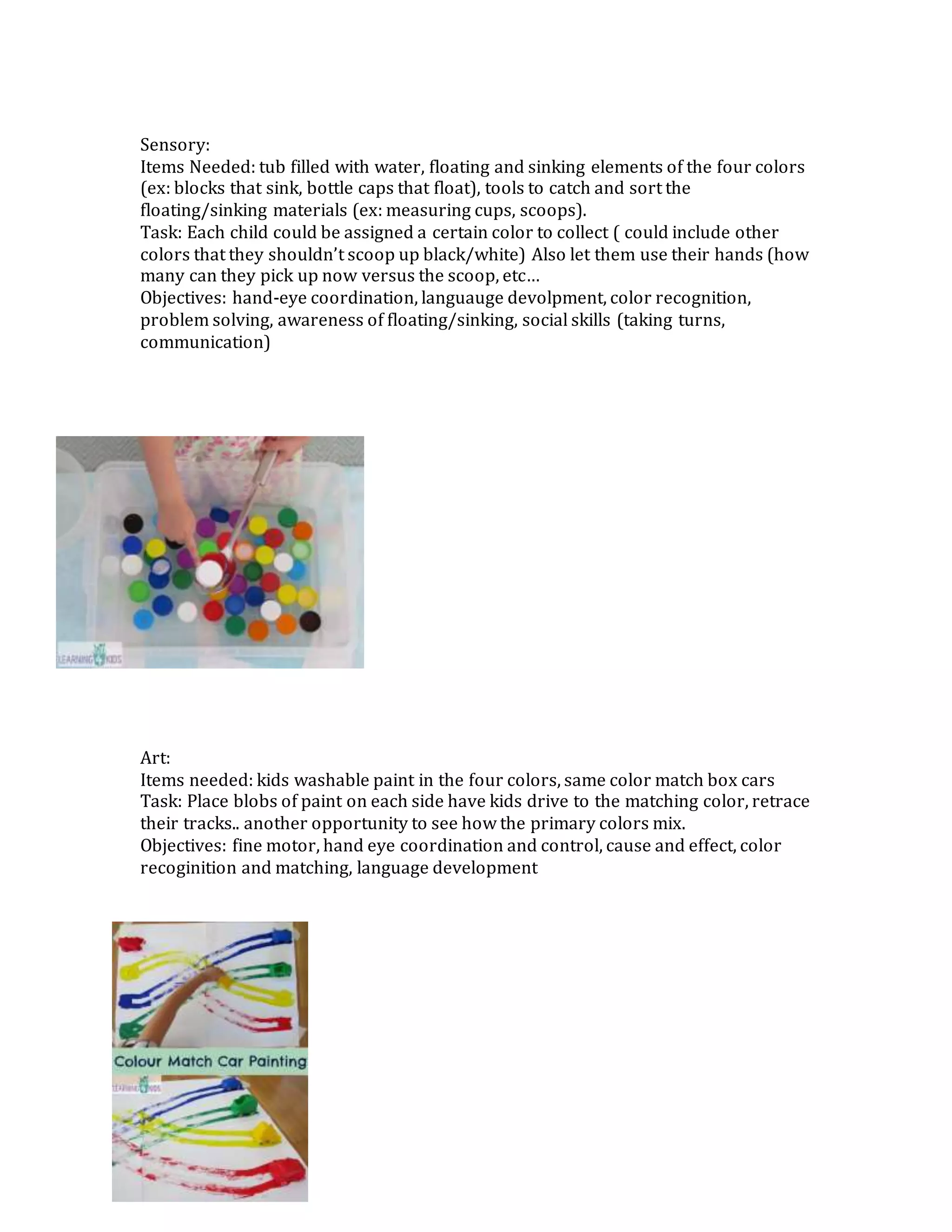 Color Lesson Plan | DOCX