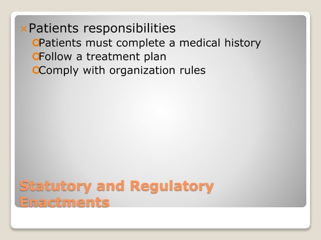 Patients Rights and Regulations | PPTX | Health Insurance | Insurance