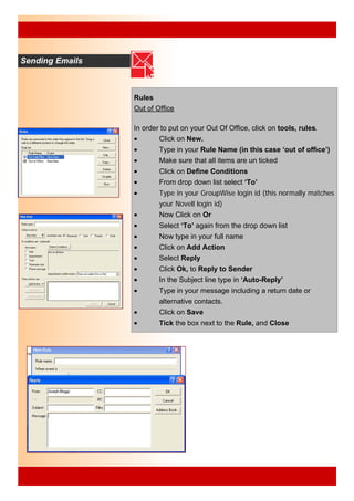 GroupWise Training Manual | PDF