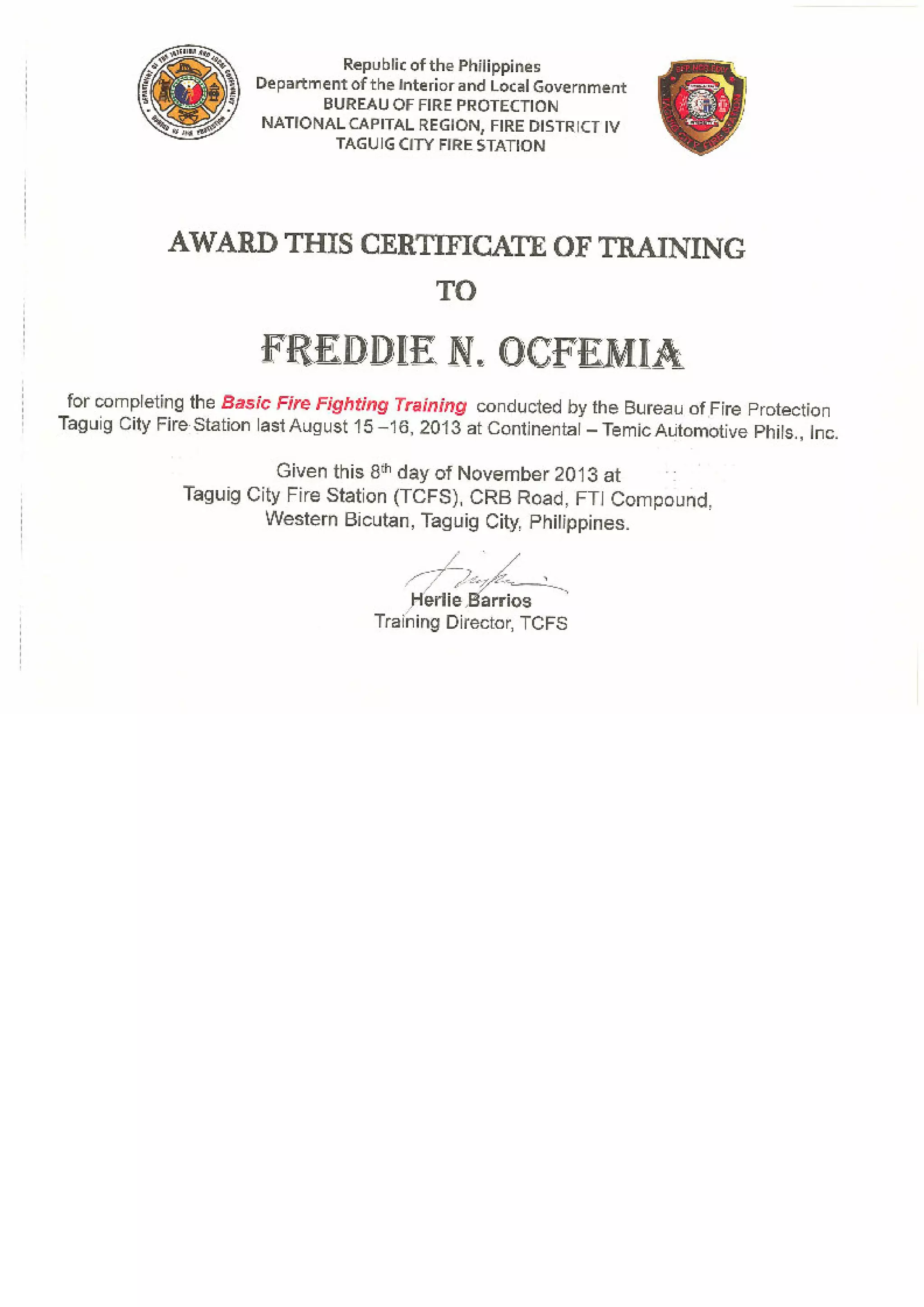 my certificates | PDF