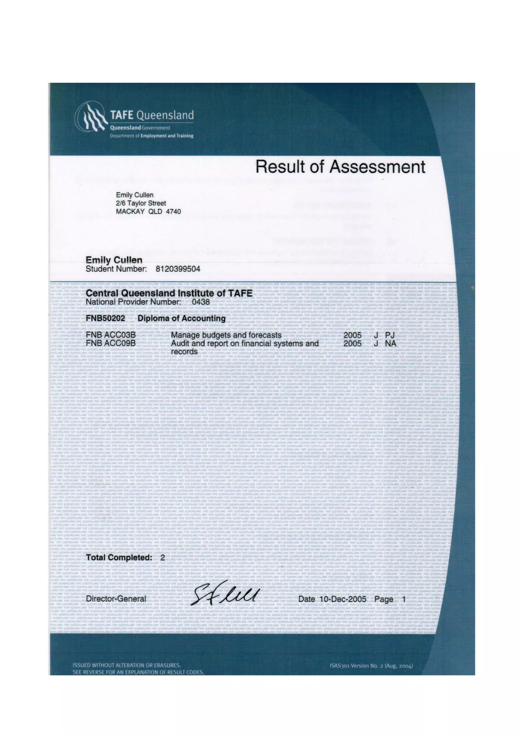 Tafe Certificates | PDF