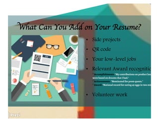 Resume Workshop Prezi | PDF