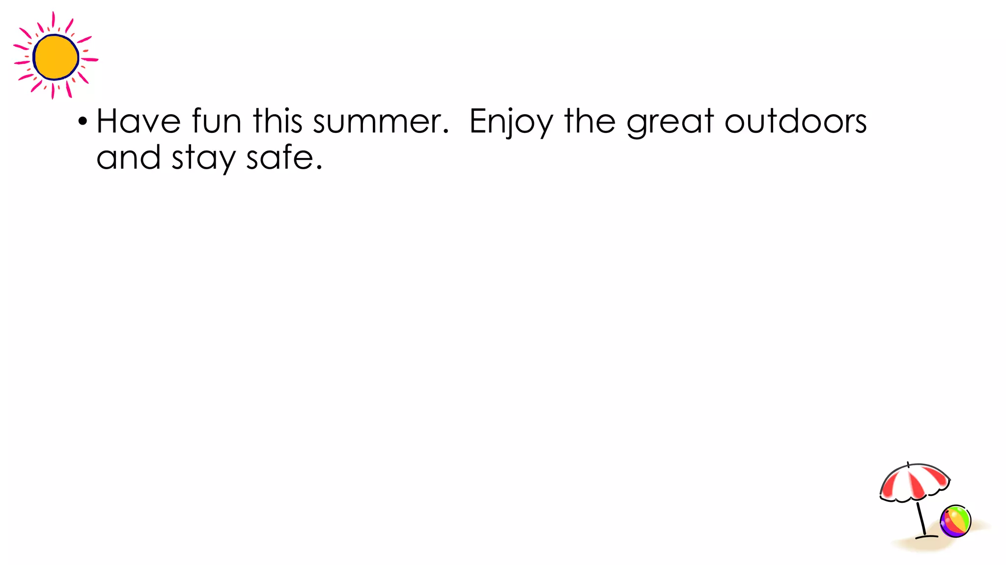 Summer Safety | PPTX