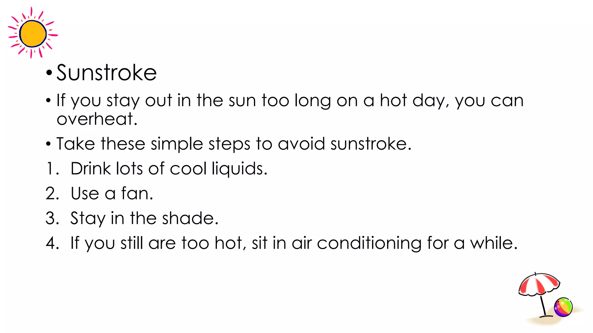 Summer Safety | PPTX