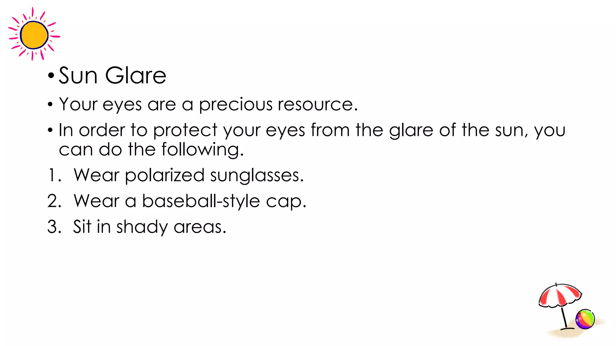 Summer Safety | PPTX