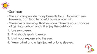 Summer Safety | PPTX