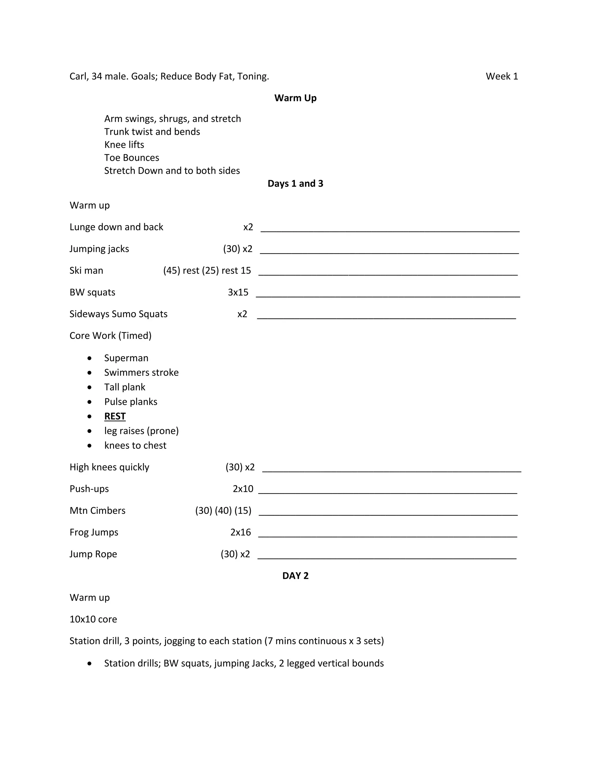 Carl sample | DOCX