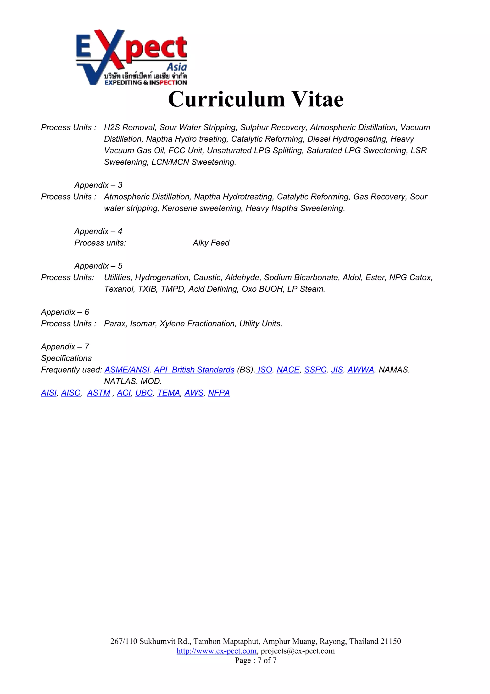 Expect.cv.Gary comprehensive | PDF