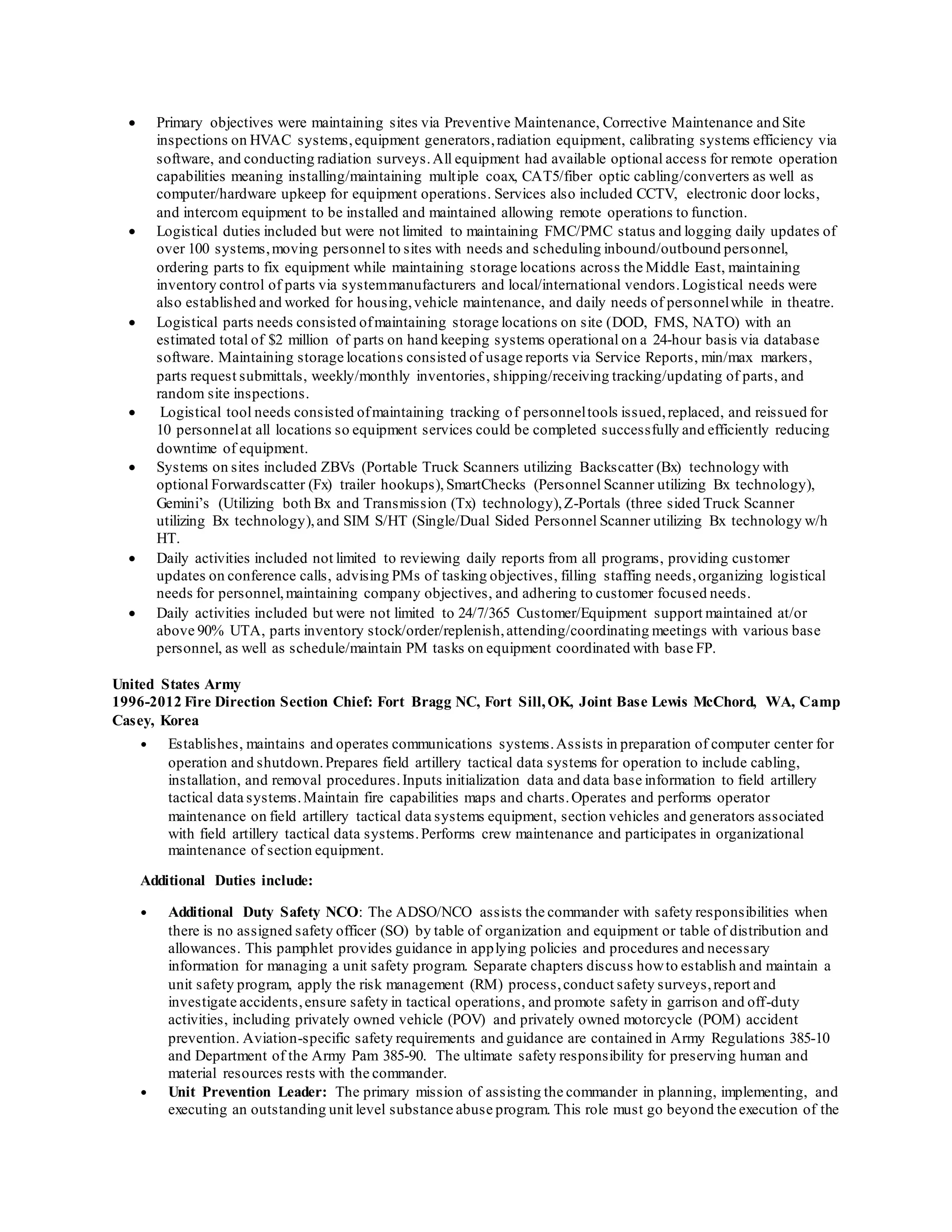 Steve Resume 2015 | DOCX | Defense Industry | Industries