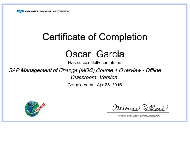 SAP Management of Change (MOC) Course 1 Overview - Offline | PDF