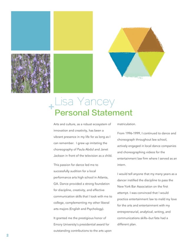 Lisa Yancey Published Statement | PDF