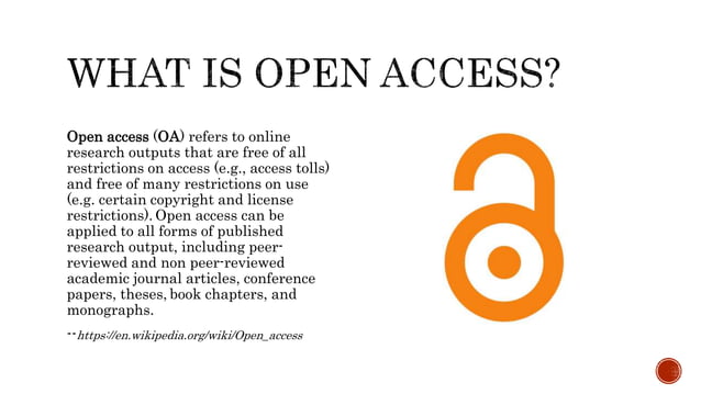 Implementing open Access | PPT