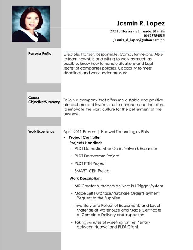 JASMINDELROSARIOLOPEZ_CV | PDF