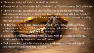 GOOD AND EVIL | PPTX