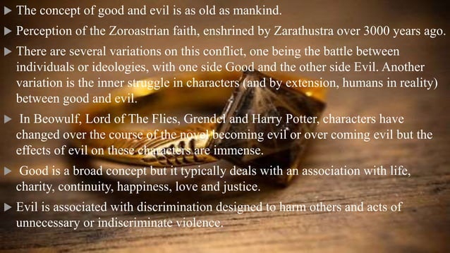 GOOD AND EVIL | PPTX | Fantasy | Genres