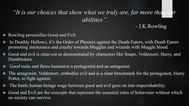 GOOD AND EVIL | PPTX | Fantasy | Genres
