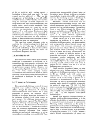 Exploring the Impact of Information System Introduction | PDF