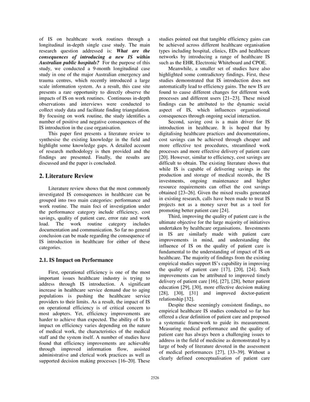 Exploring the Impact of Information System Introduction | PDF