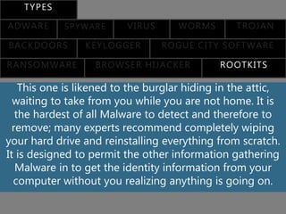 MALWARE AND ITS TYPES | PPTX