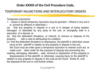 Injunction_GIPC 1 | PPT