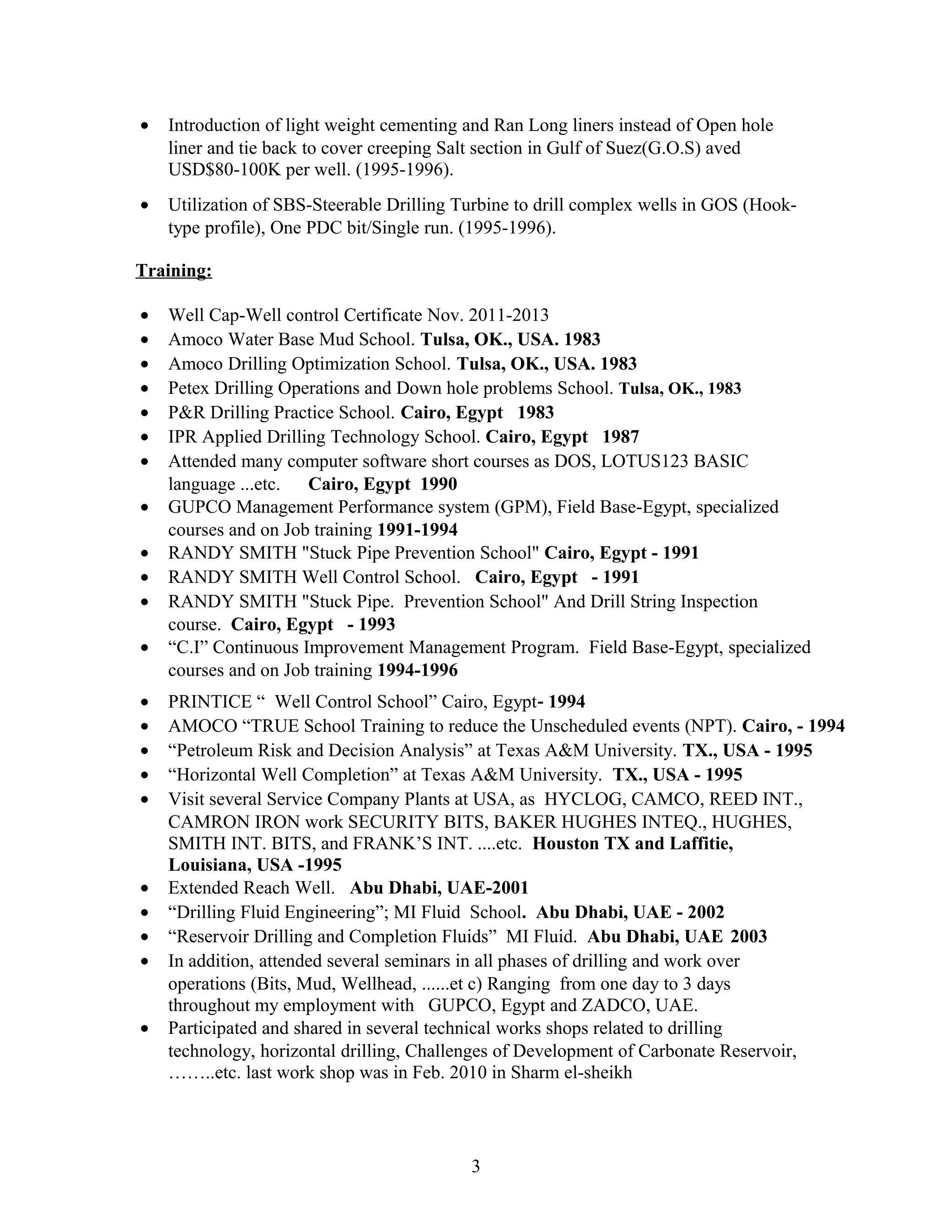 Brief_CV_015_IYTEg-A2 | DOC | Geology | Science