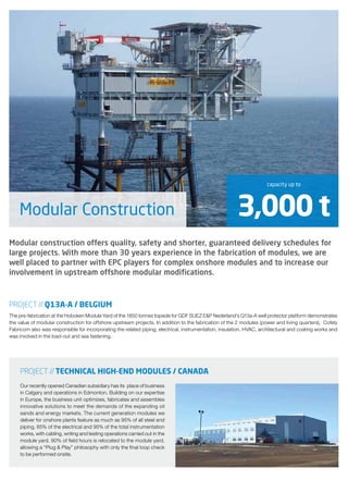 Cofely Fabricom Brochure OilGas 2015 | PDF