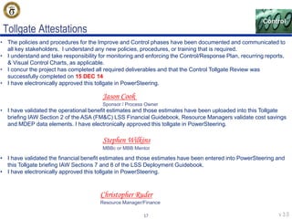 Webb Control Tollgate 15 DEC 14 Final Version | PPT