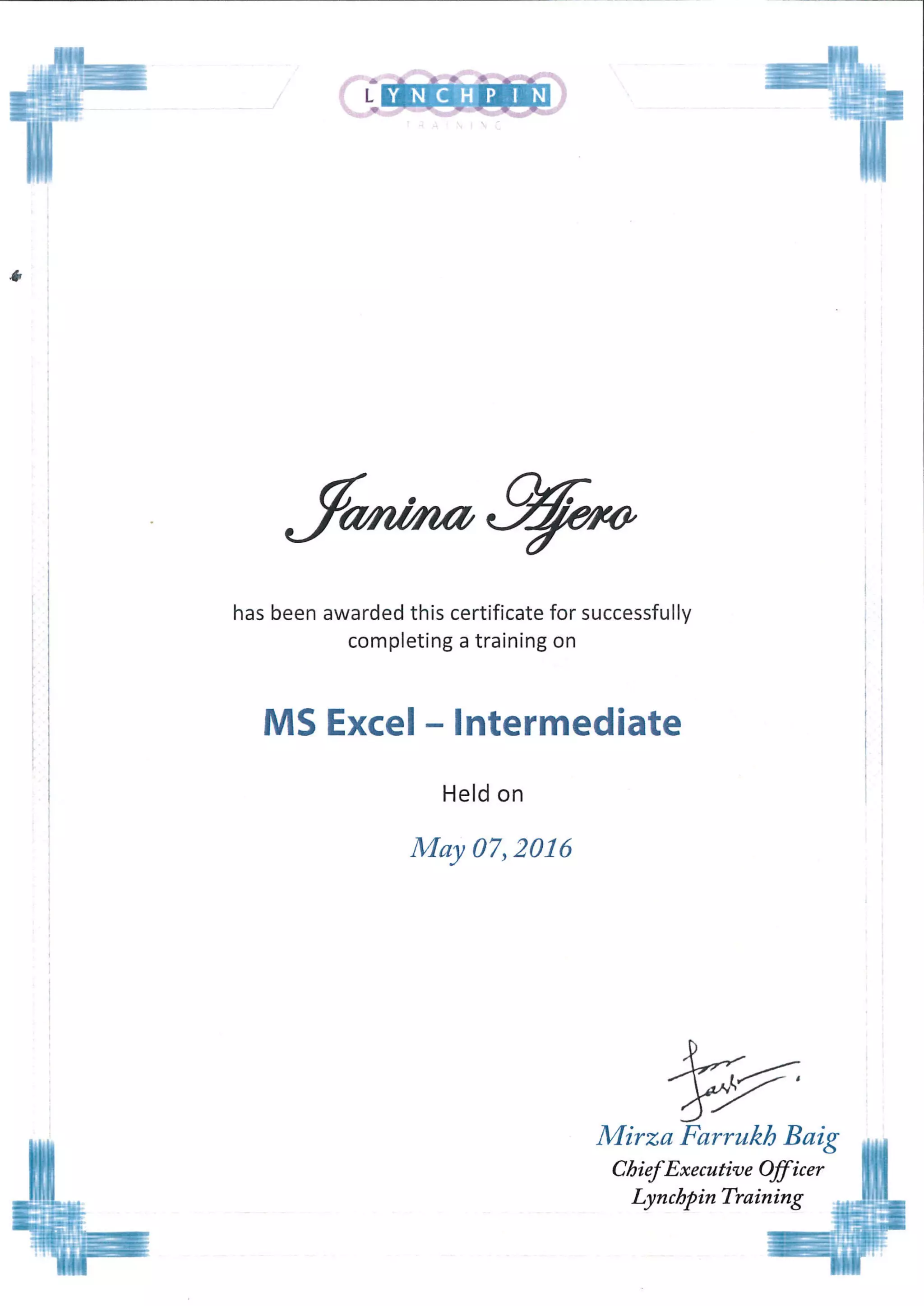 Excel Intermediate | PDF