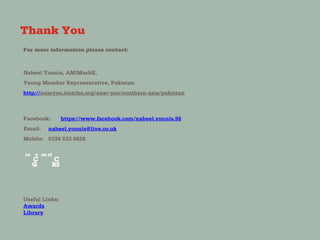 IMechE- YM Membership Presentation | PPT