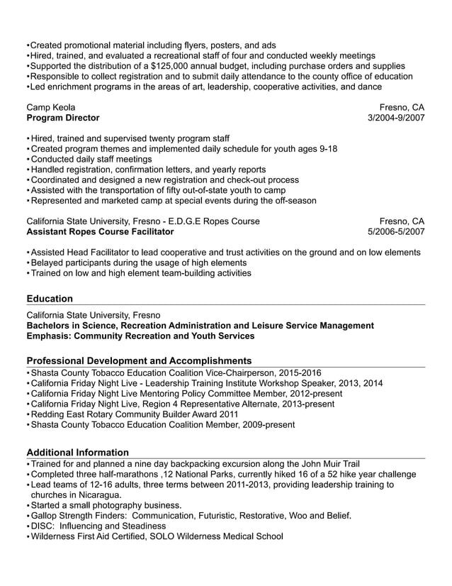 Hartley_Sarah_Resume (1) | PDF | Education