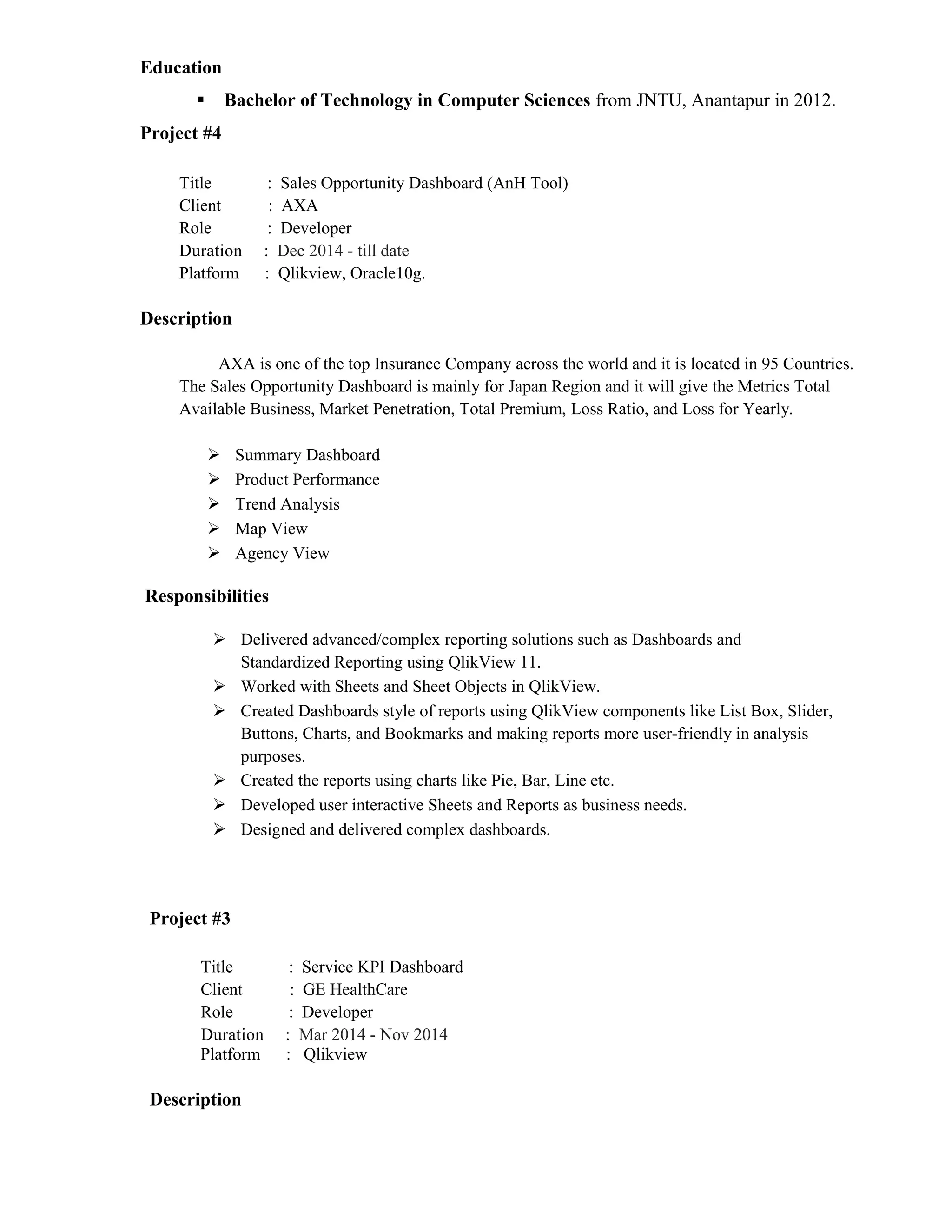 Naveen QlikView Developer | DOC Naveen QlikView Developer | DOC