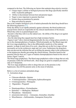 malaria write up 2b | PDF | Infectious Diseases | Diseases and Conditions