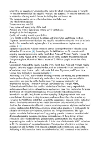 malaria write up 2b | PDF | Infectious Diseases | Diseases and Conditions