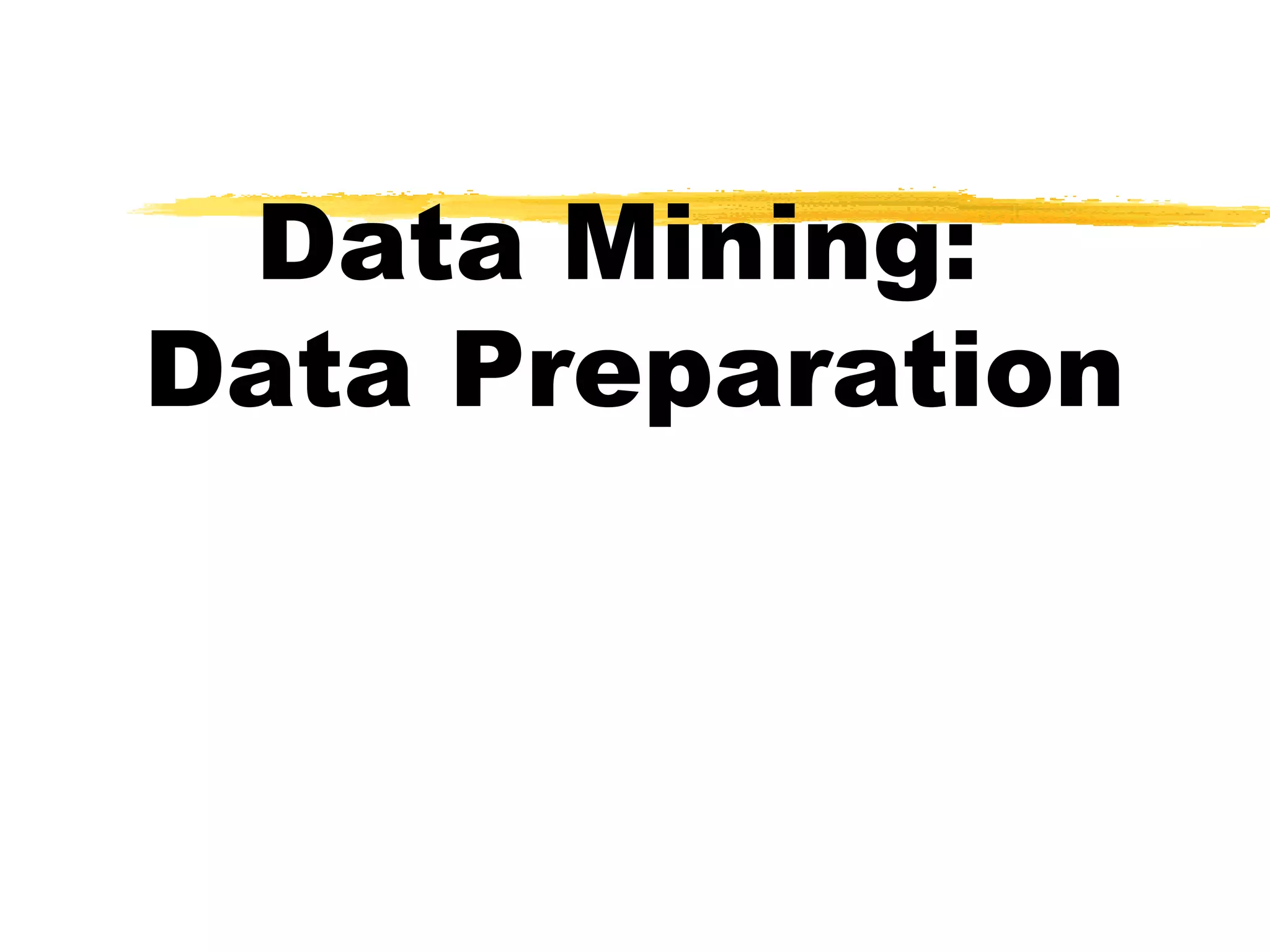 Data preparation | PPT
