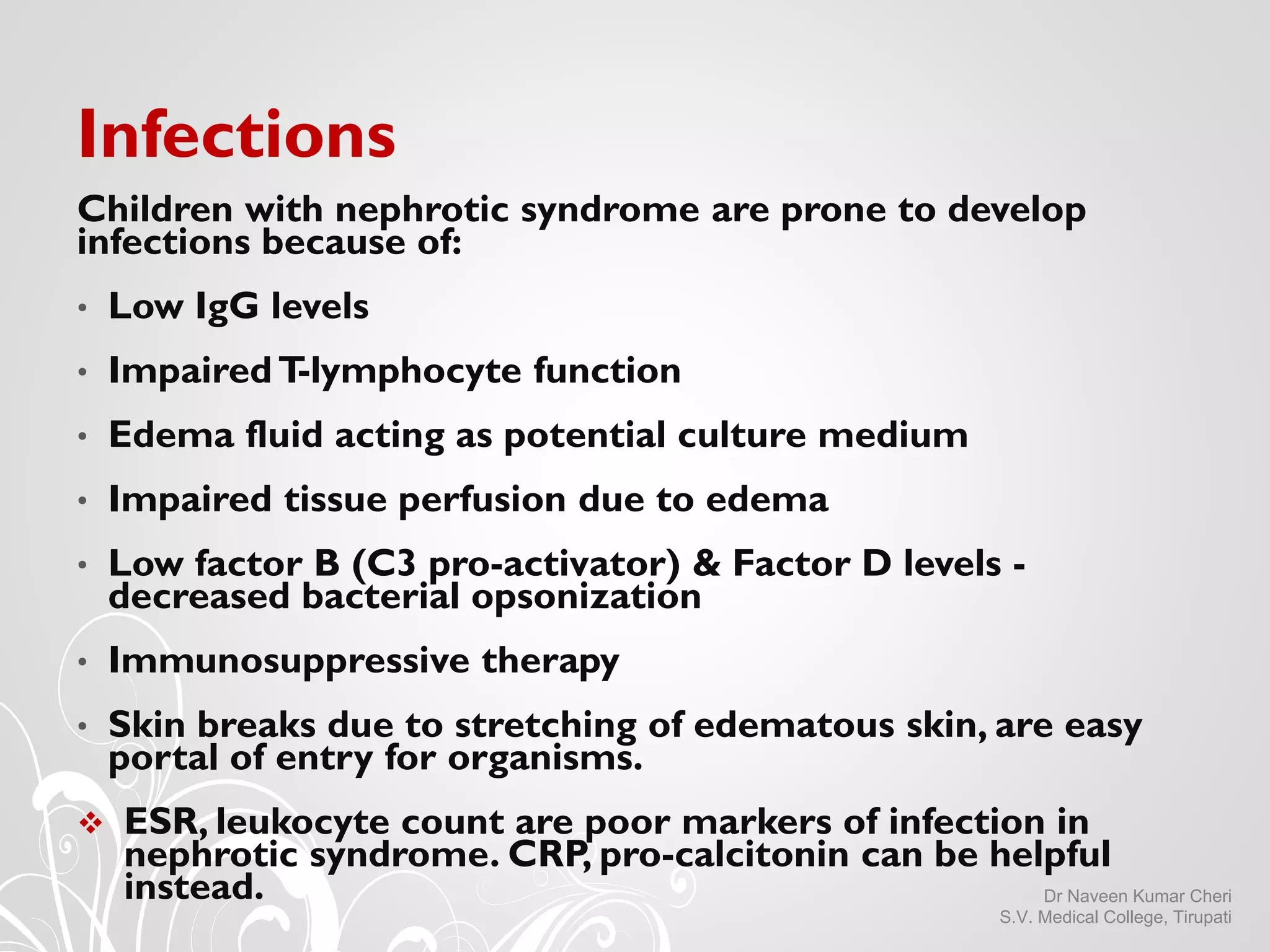 Management Of Nephrotic Syndrome | PDF