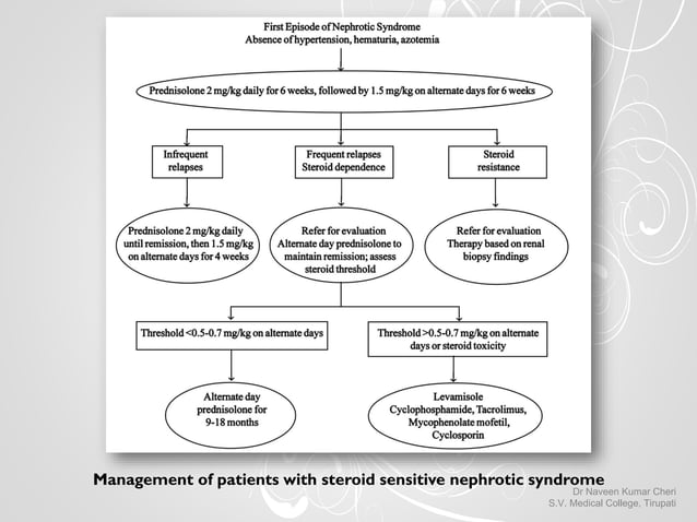 Management Of Nephrotic Syndrome | PDF