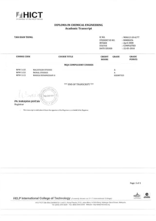 5c. Transcripts_Tan Kian Tiong_900612106177 | PDF