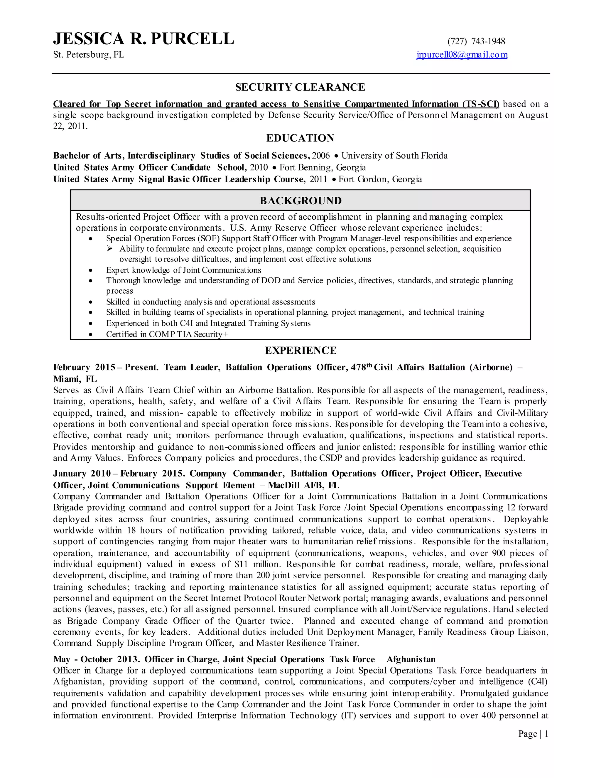 JESSICA R. PURCELL RESUME | DOCX