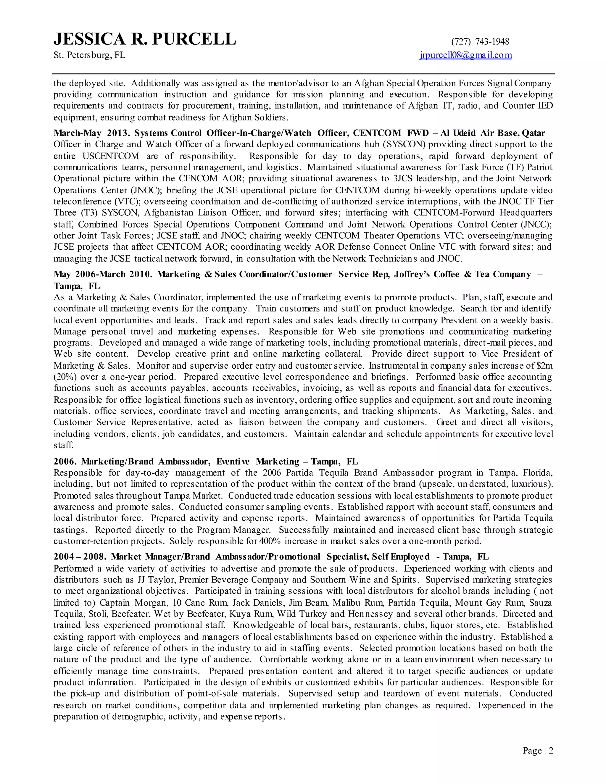 JESSICA R. PURCELL RESUME | DOCX