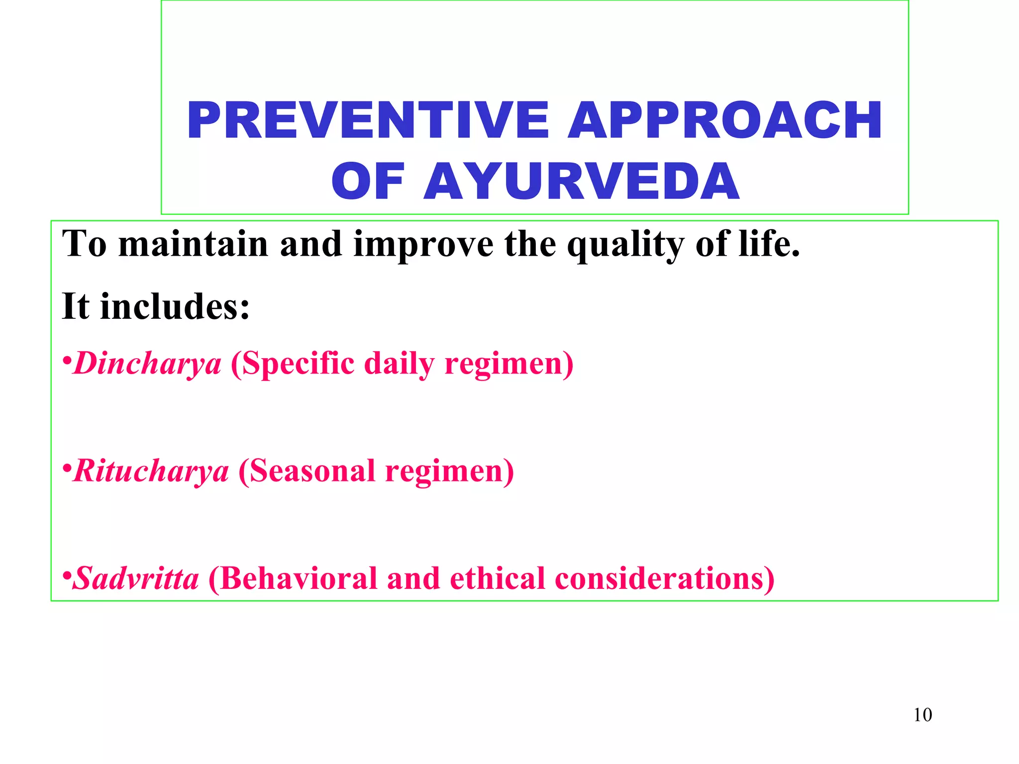 Introduction to Ayurveda | PPT